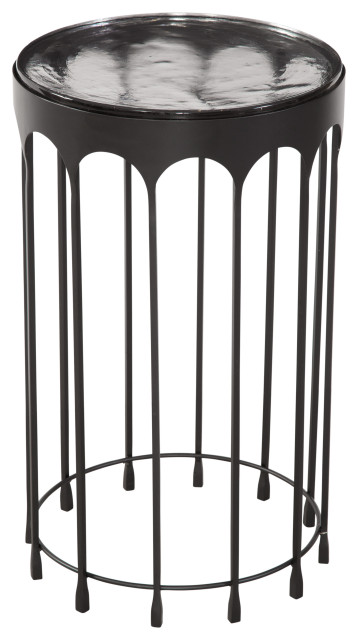 Hartley Accent Table - Matte Black - Industrial - Side Tables And End ...