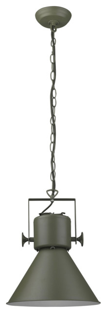 Crew 1-Light Green Pendant - Transitional - Pendant Lighting - by ...
