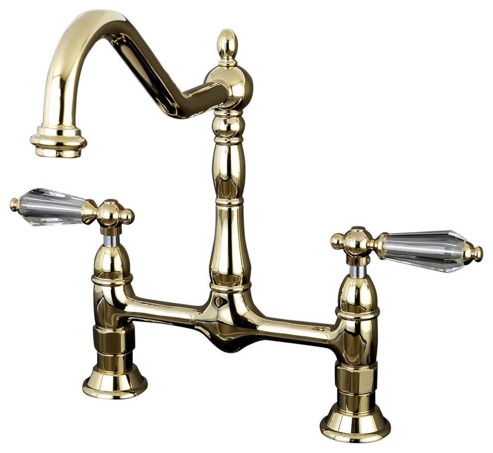 Kingston Brass Bridge Kitchen Faucet - Traditional - Kitchen Faucets ...