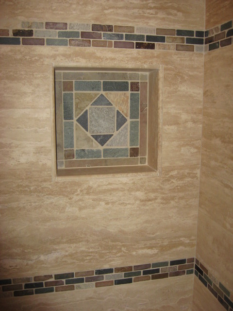 Craftsman Bathroom Tile Floor Design