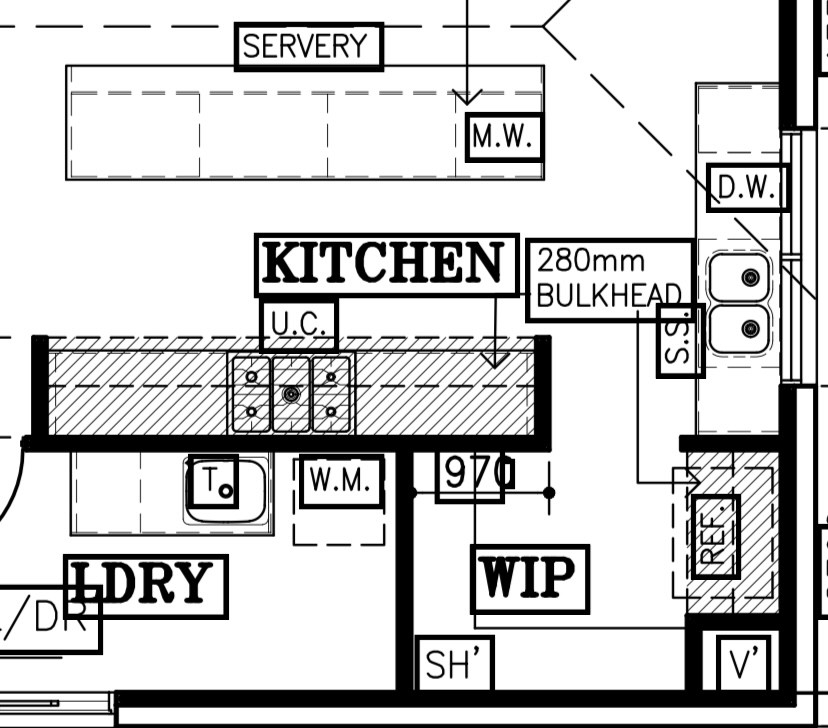 Sink placement - please help! | Houzz AU