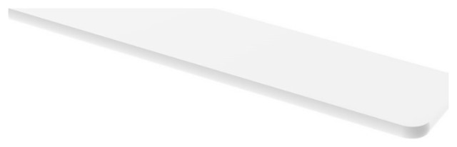 Boundless Shelving Solutions Rectangular Shelf Super White Bathroom ...