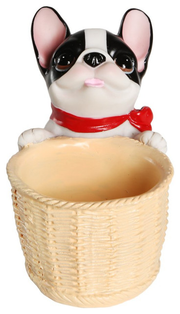 Frenchie Small Plant Pot - Contemporary - Indoor Pots And Planters - by ...