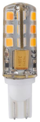 Wedge T10 Base Led Bulb 3W COB Warm White 2700K - Contemporary - Led ...