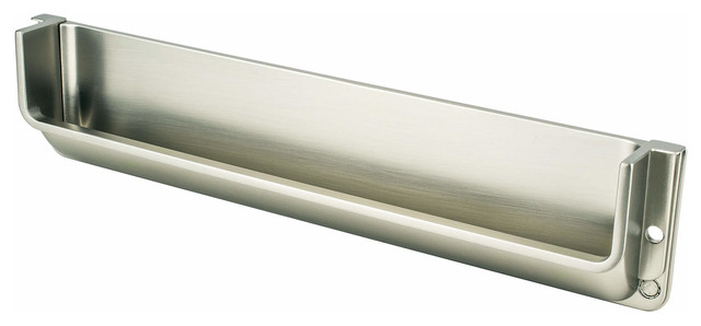 Recess Recessed Pull 202 mm Center to Center, Brushed Nickel ...