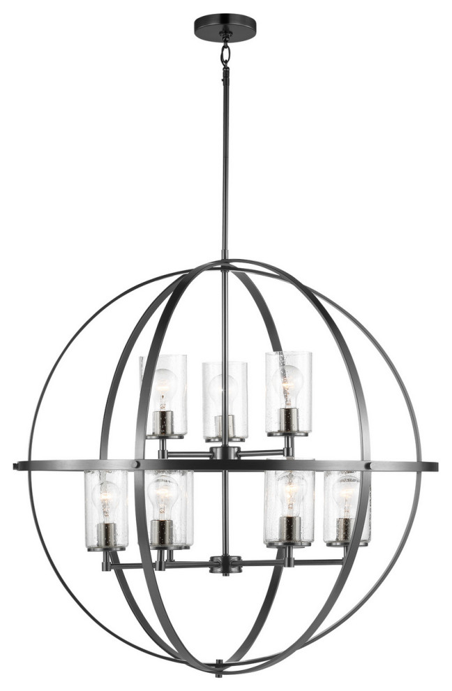 Alturas 9-Light Chandelier in Brushed Oil Rubbed Bronze - Transitional ...