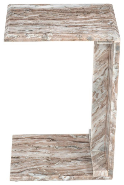 Bella Modern Luxury Solid Marble End C-Table - Modern - Accent Chests ...