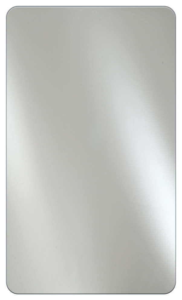 Radiance Frameless "RADIUS" Polished Edge Mirrors, 20x26 - Contemporary ...