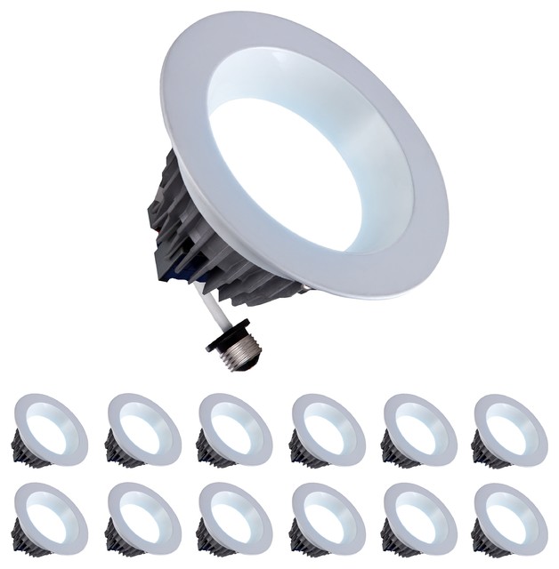 LED Retrofit Downlight Trim, 120-277V - Contemporary - Recessed ...