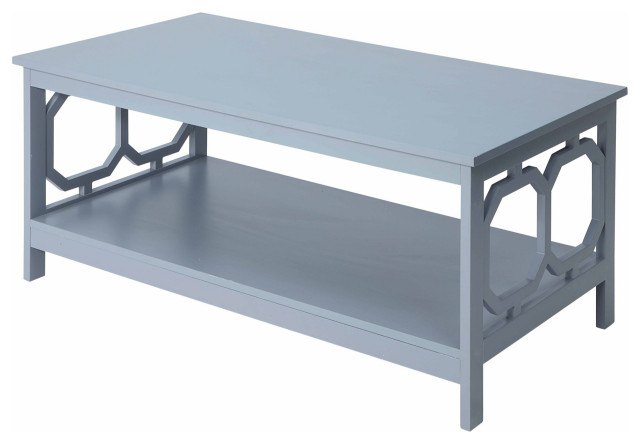 Omega Coffee Table With Shelf - Transitional - Coffee Tables - by GwG ...