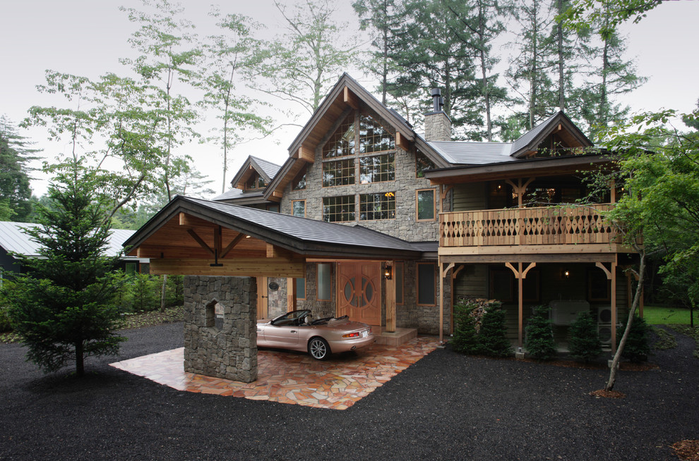 Japanese Mountain Home - Contemporary - Other - by A Cut Above | Houzz