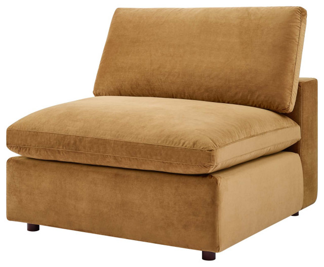 Sectional Sofa Set, Velvet, Brown, Modern, Living Lounge Hotel Lobby ...