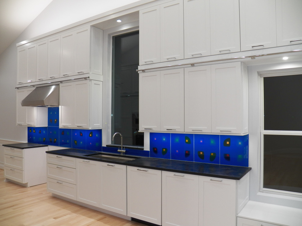 Monolithic Montgomery Custom Kitchen with Library Ladder - Contemporary ...