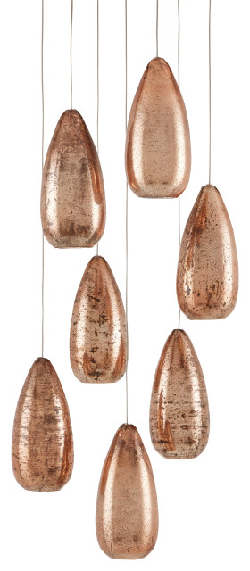 Rame 7 Light Multi Drop Pendant - Contemporary - Pendant Lighting - by ...