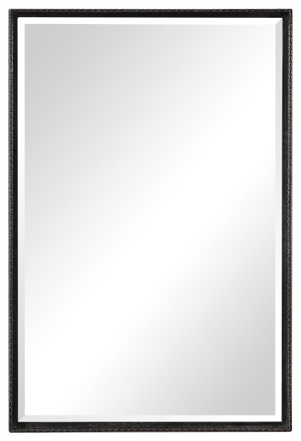 Classic Thin Frame Metal 30" Wall Mirror, Bronze Vanity Minimalist ...