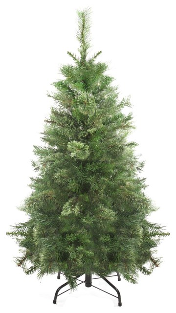 4' Mixed Cashmere Pine Medium Artificial Christmas Tree, Unlit, 4 ...
