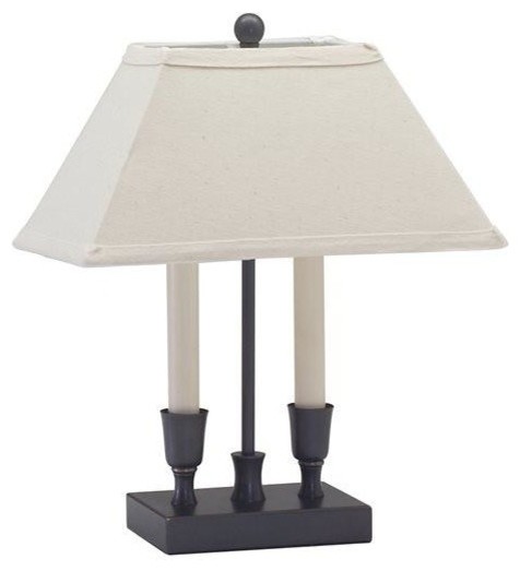 Coach 15" Oil Rubbed Bronze Table Lamp - Transitional - Table Lamps ...