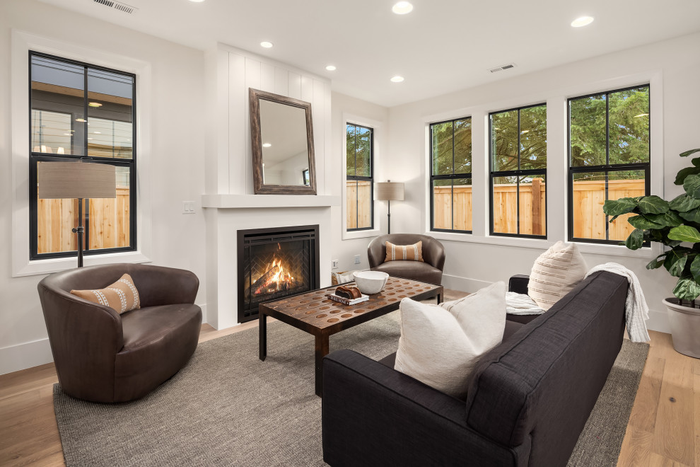 Hillscape Cottages - Farmhouse - Living Room - Seattle - by Enfort ...