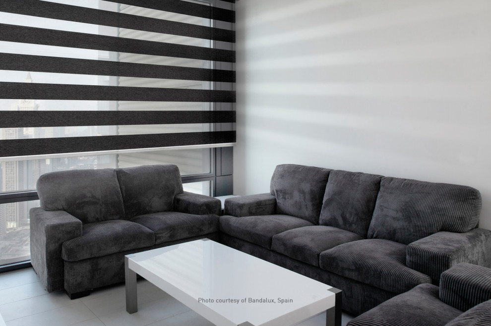 Shade by Jamie: Vertilux Neolux Dual Shades - Modern - Living Room ...