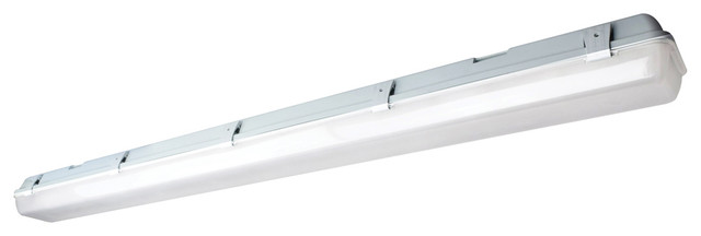 Nuvo 29W Led Vapor Proof Surface W/ Occ Sensor In White/Gray Finish ...