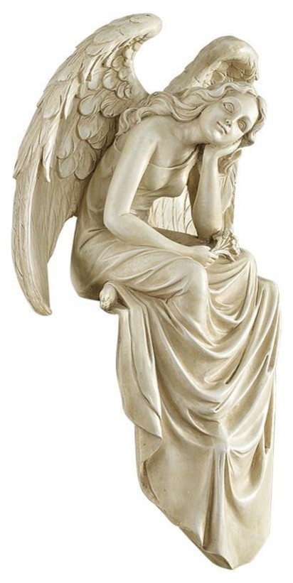 Large Resting Grace Angel - Traditional - Garden Statues And Yard Art ...