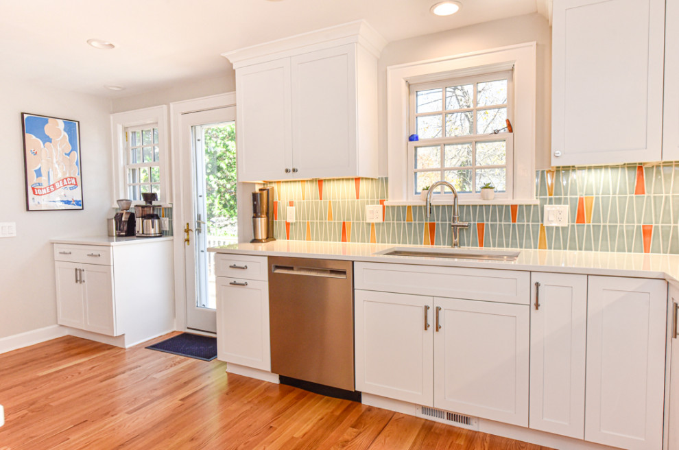 Mid Century Modern Kitchen Renovation - Midcentury - Kitchen - New York ...