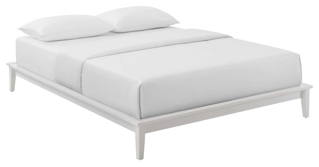 Lodge King Wood Platform Bed Frame - Transitional - Platform Beds - by ...