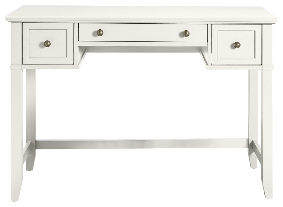 Vista Desk, White - Farmhouse - Desks And Hutches - by Crosley | Houzz