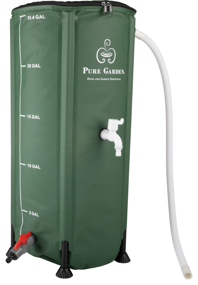 Rain Barrel Collapsible Water Container - Modern - Rain Barrels - by ...