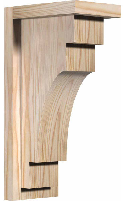 Mediterranean Corbel w/Backplate, 8"Dx16"H - Transitional - Corbels ...