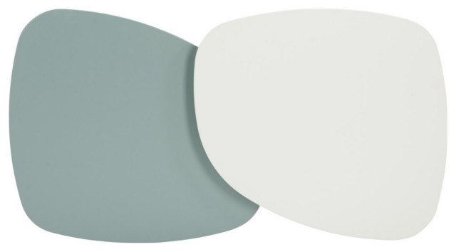 Miriam Bi- Level Coffee Table White - Midcentury - Coffee Tables - by ...