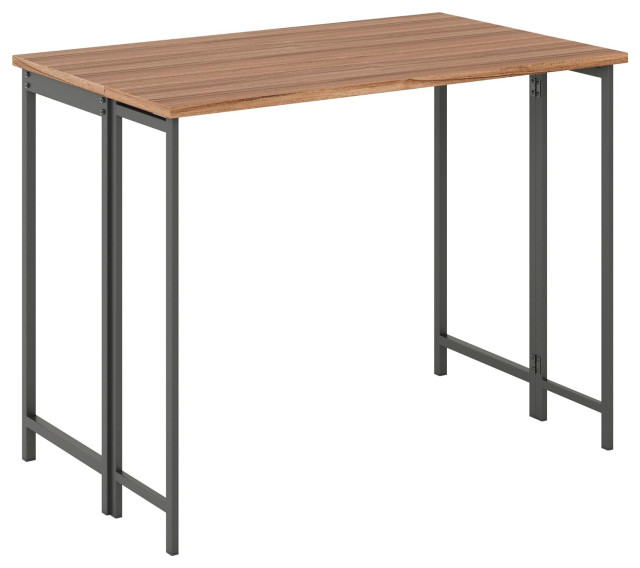 Modern Desk, Unique Design With Sindoori Mango Finished Top & Flip Up ...