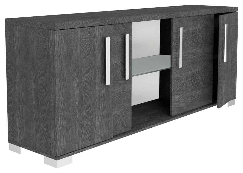 Sarah 78.8" Wide Buffet - Contemporary - Buffets And Sideboards - by at ...