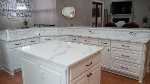Calacatta Royal Quartz Kitchen Countertops - Kitchen - Other - by ...