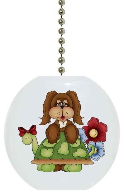Puppy and Turtle Ceiling Fan Pull - Contemporary - Ceiling Fan ...