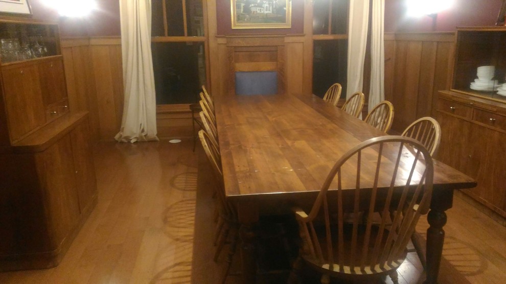 Too dark dining room