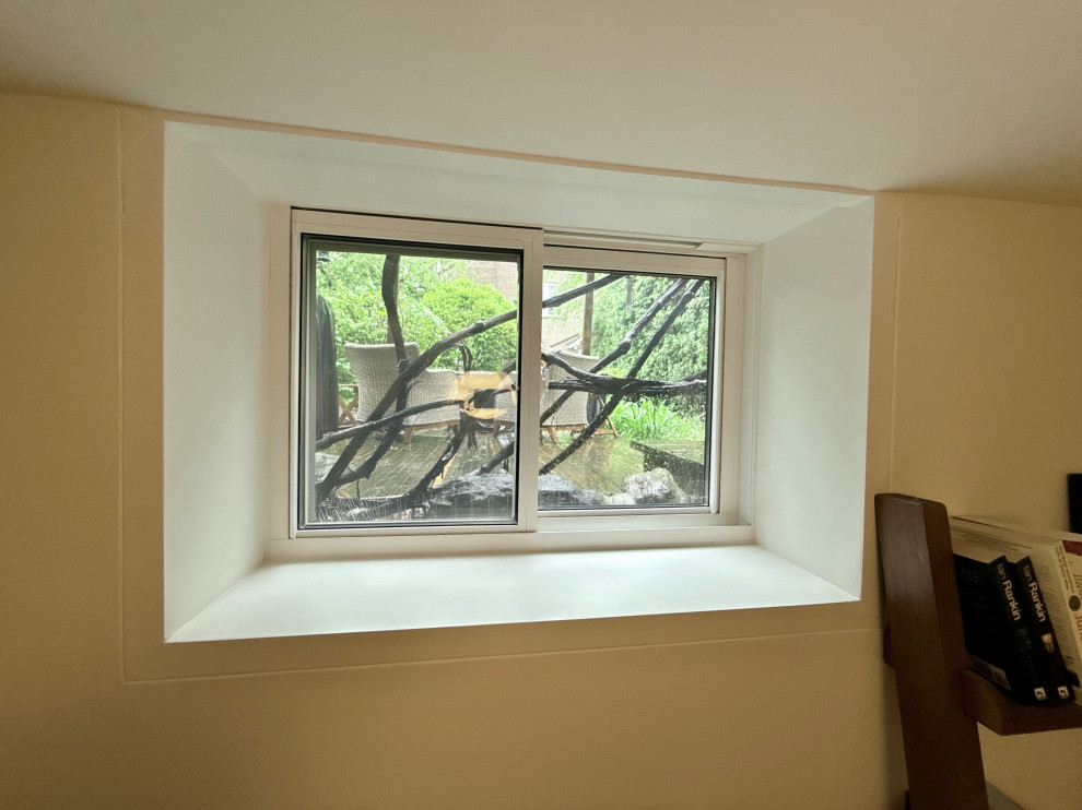 Light control solution for egress basement window