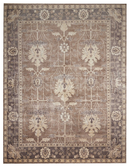 Nourison Aldora Persian Bordered Area Rug, 5'6"X8' - Mediterranean ...