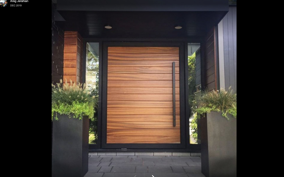 Entry door: Metal and Wood combo | Houzz Forum