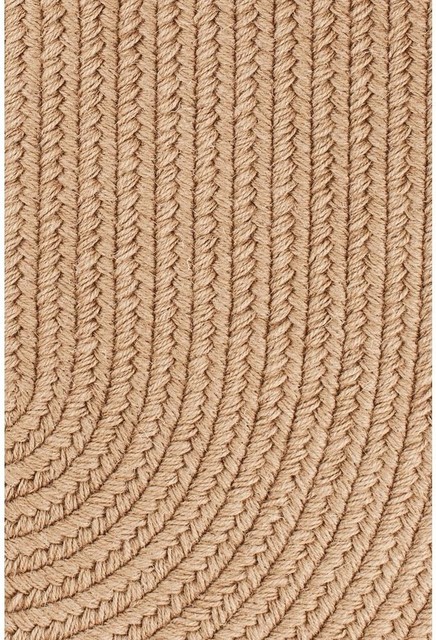 Rhody Rug Wool Solid Rug, Taupe, 2'X3' Oval, 6' Round - Farmhouse ...