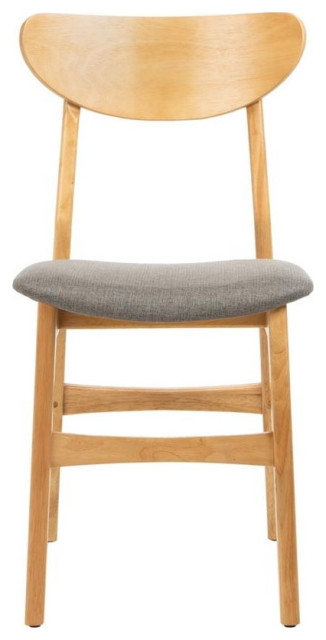 Nera Dining Chair set of 2 Natural/Grey - Midcentury - Dining Chairs ...