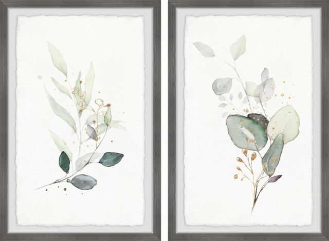 My Plants Diptych, 2-Piece Set, 8x12 - Contemporary - Wall Accents - by ...