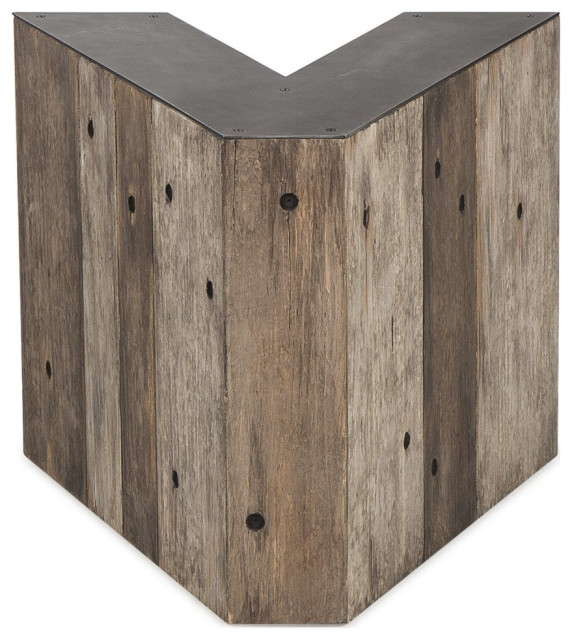 V Letter Side Table - Rustic - Side Tables And End Tables - by Virgil ...