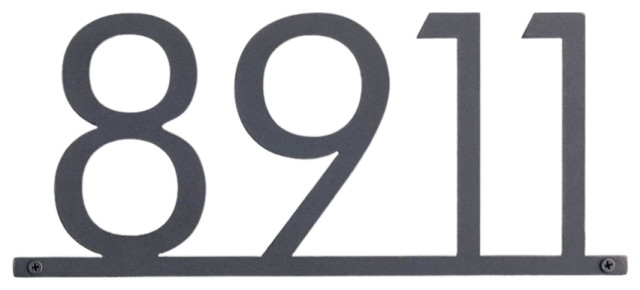 Mod Mettle Address Sign - Contemporary - House Numbers - by Mod Mettle ...