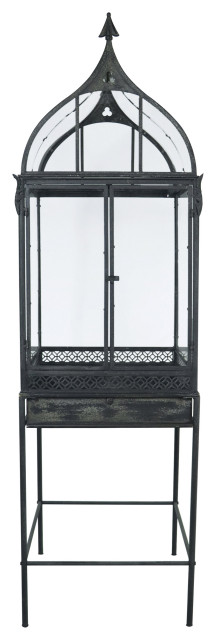Metal and Acrylic Display Case and Terrarium With Legs for Storage ...