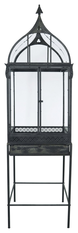 Metal and Acrylic Display Case and Terrarium With Legs for Storage ...