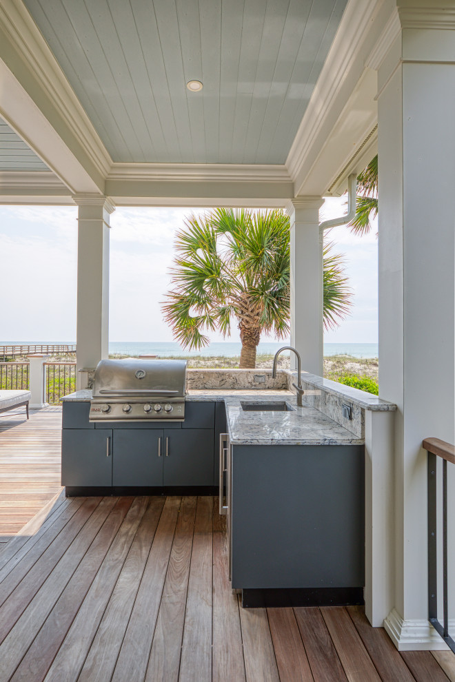 Prince George Oceanfront - Beach Style - Deck - Charleston - by Goggans ...