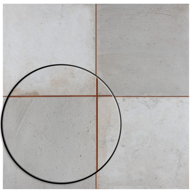 Kings Clay Checker Ceramic Floor and Wall Tile Sample - Farmhouse ...
