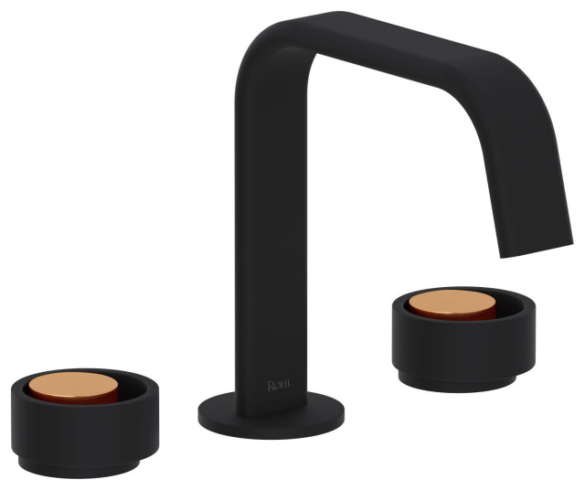 Rohl EC09D3IW Eclissi 1.2 GPM Widespread Bathroom Faucet - Modern ...