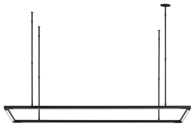 Visual Comfort Modern Stagger LED Linear Suspension - Modern - Kitchen ...